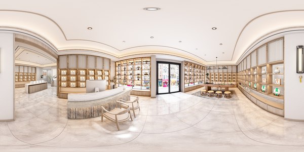 modelo 3d New Chinese style tea shop model - TurboSquid 2057649