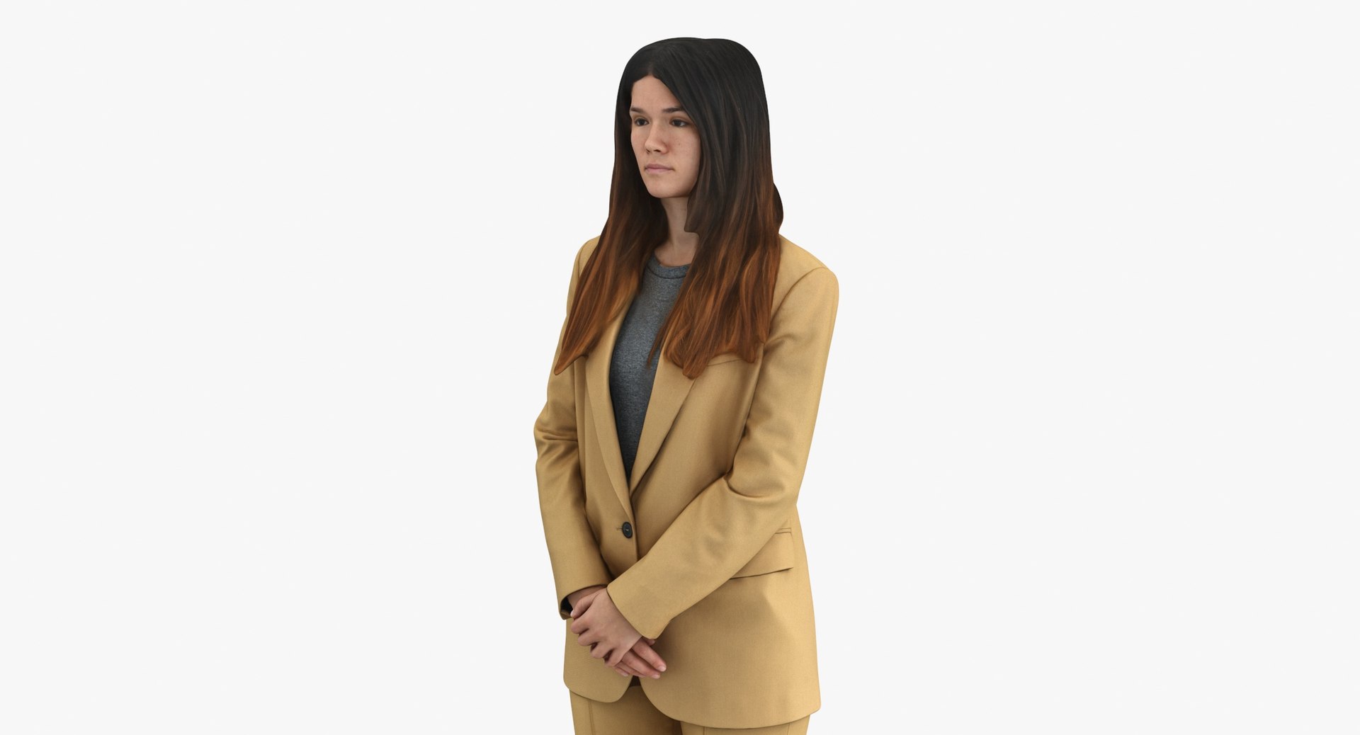 3D model Katelynn Business Idle 01 - TurboSquid 2118374