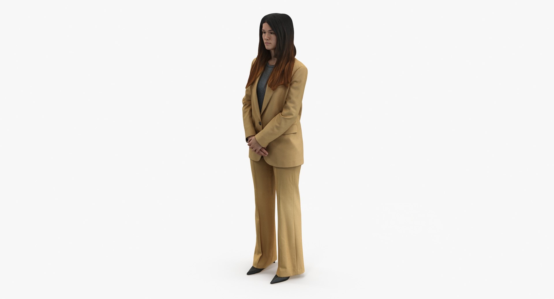3D Model Katelynn Business Idle 01 - TurboSquid 2118374