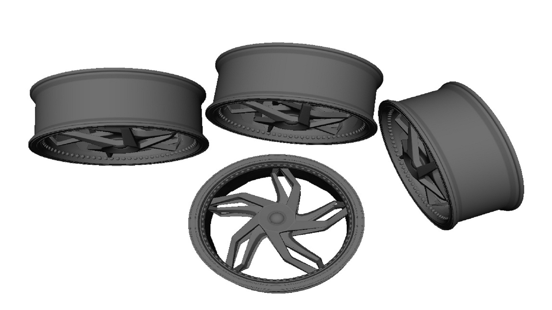 Wheels Car Rims 3D - TurboSquid 2109471