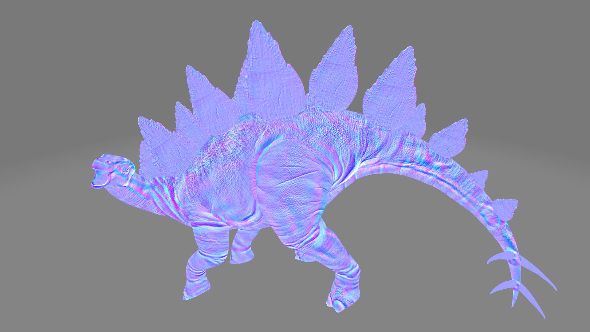 3D Stegosaurus Low-poly 3D model model - TurboSquid 2127576