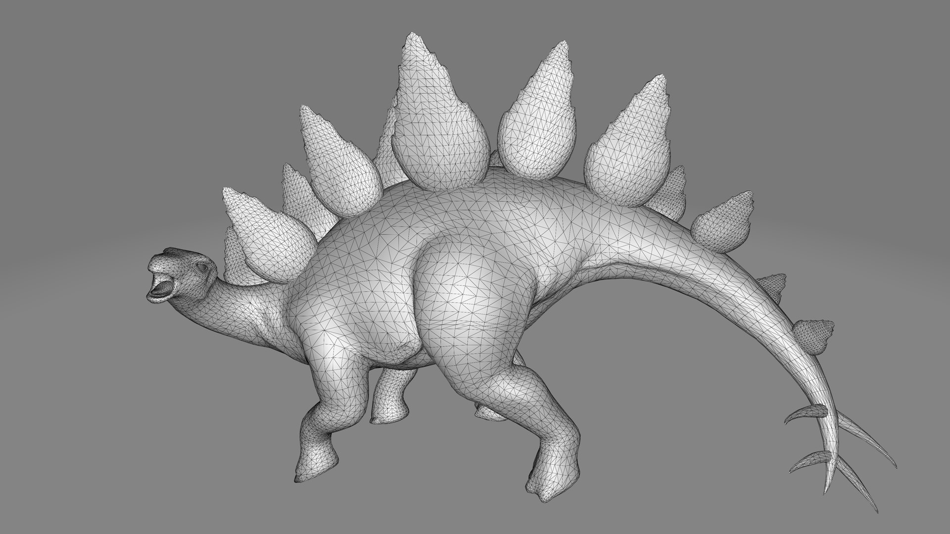 3D Stegosaurus Low-poly 3D model model - TurboSquid 2127576