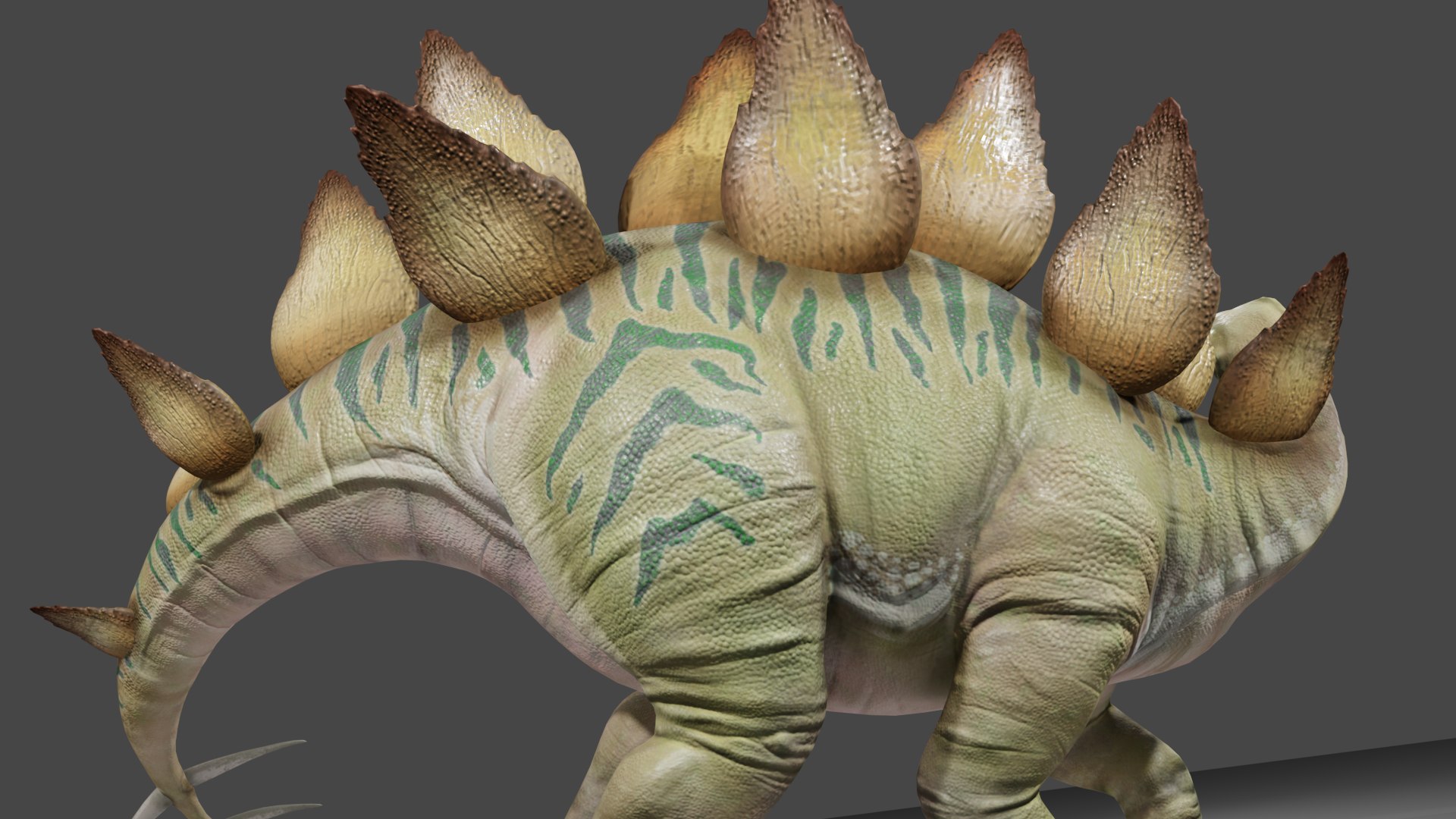 3D Stegosaurus Low-poly 3D Model Model - TurboSquid 2127576