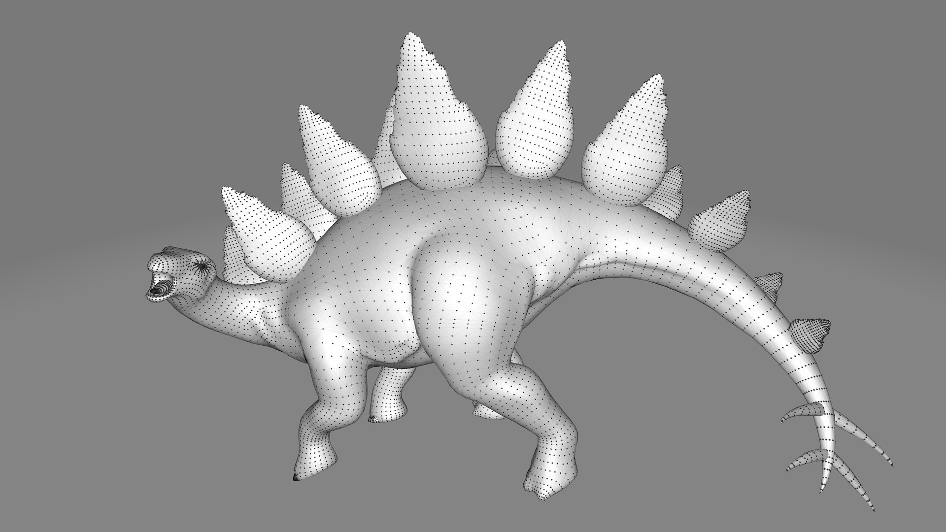 3D Stegosaurus Low-poly 3D model model - TurboSquid 2127576
