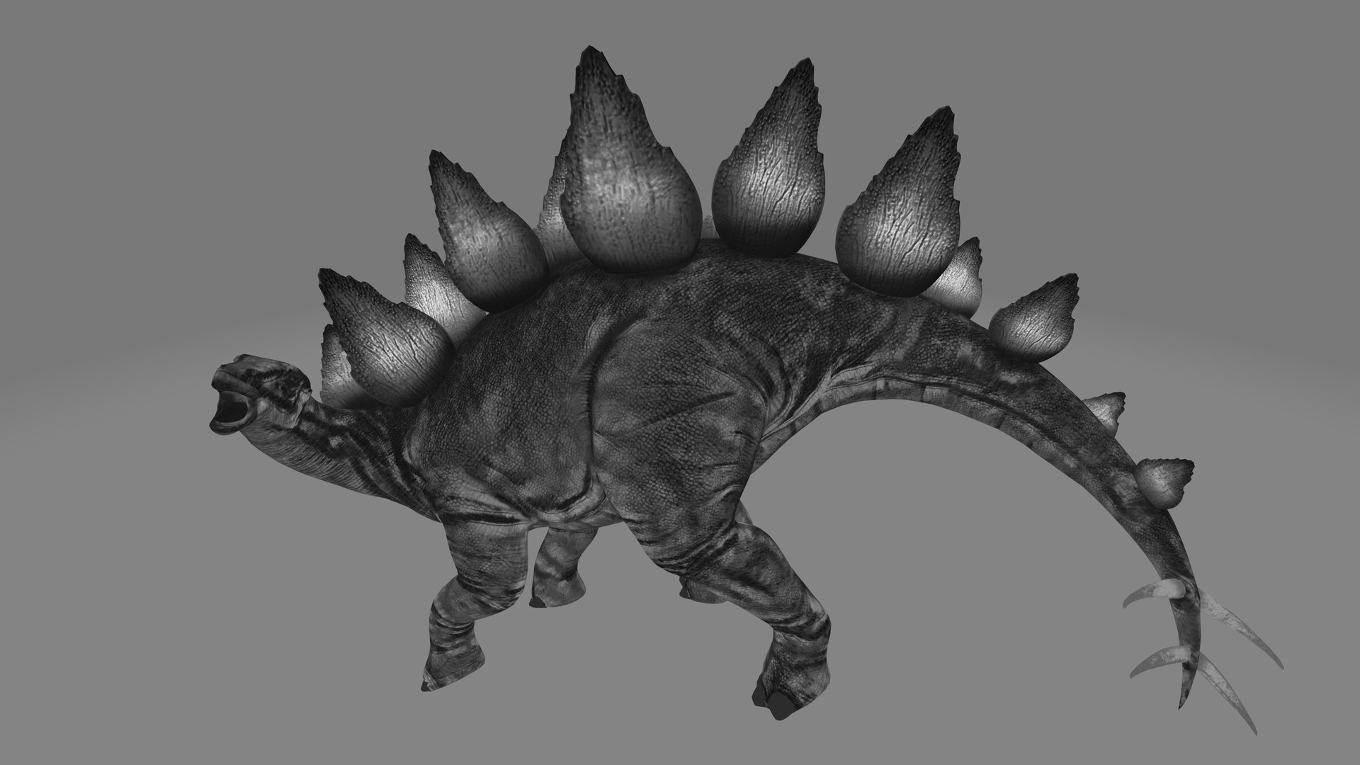 3D Stegosaurus Low-poly 3D model model - TurboSquid 2127576