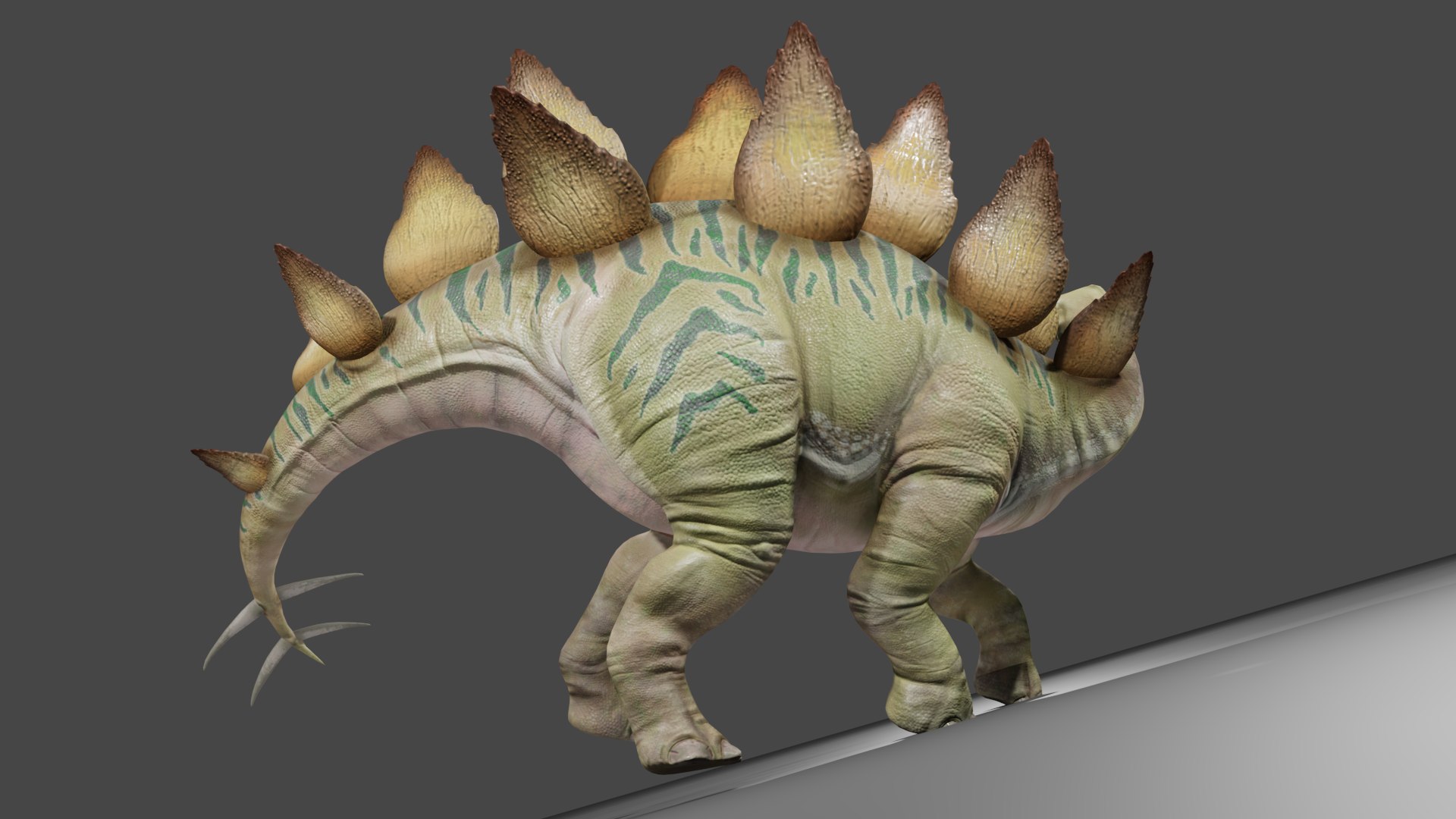 3D Stegosaurus Low-poly 3D Model Model - TurboSquid 2127576