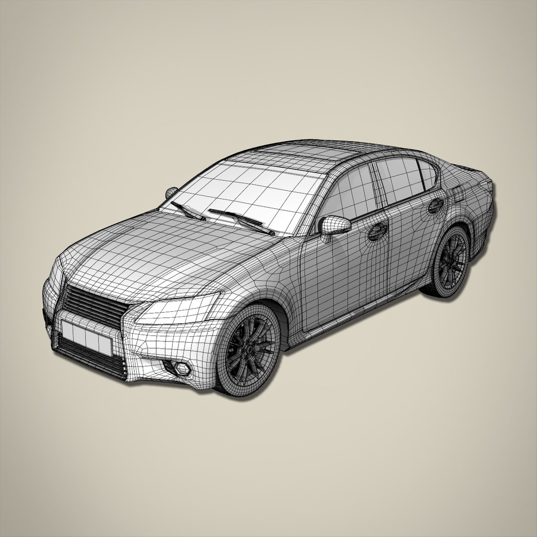 Sedan Car Materials 3D Model - TurboSquid 1385867
