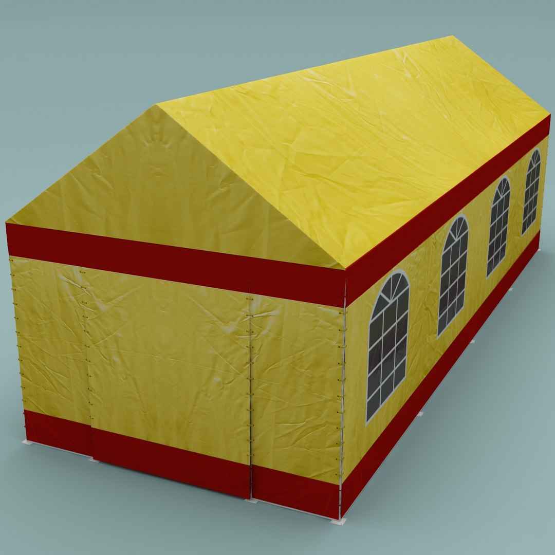 party tent 2 3d model