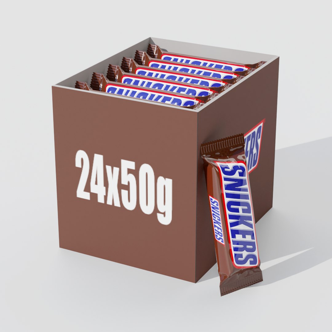 3D Model Snickers - TurboSquid 2307650