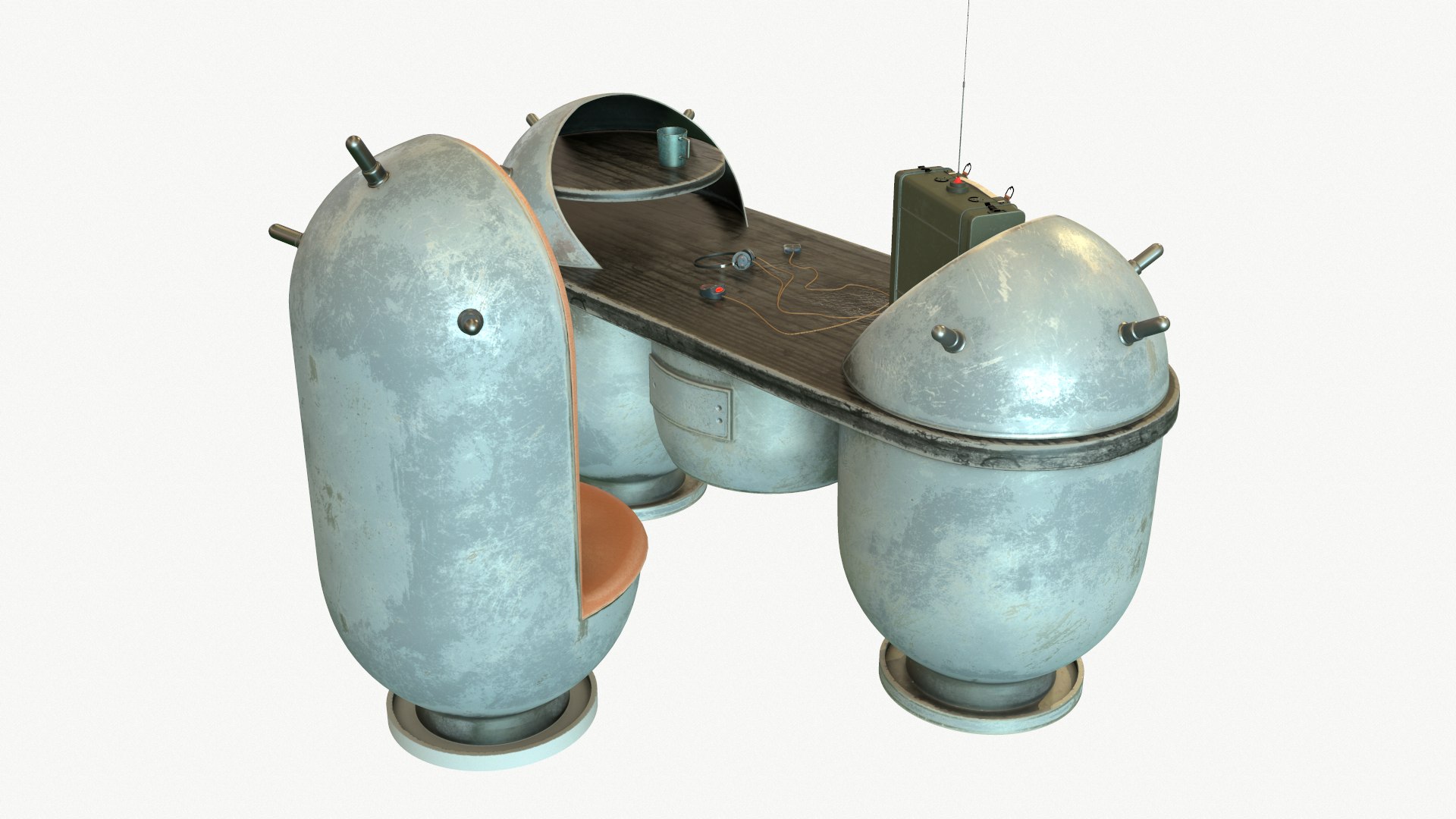 3D Model Sea Mine Table - TurboSquid 2134120