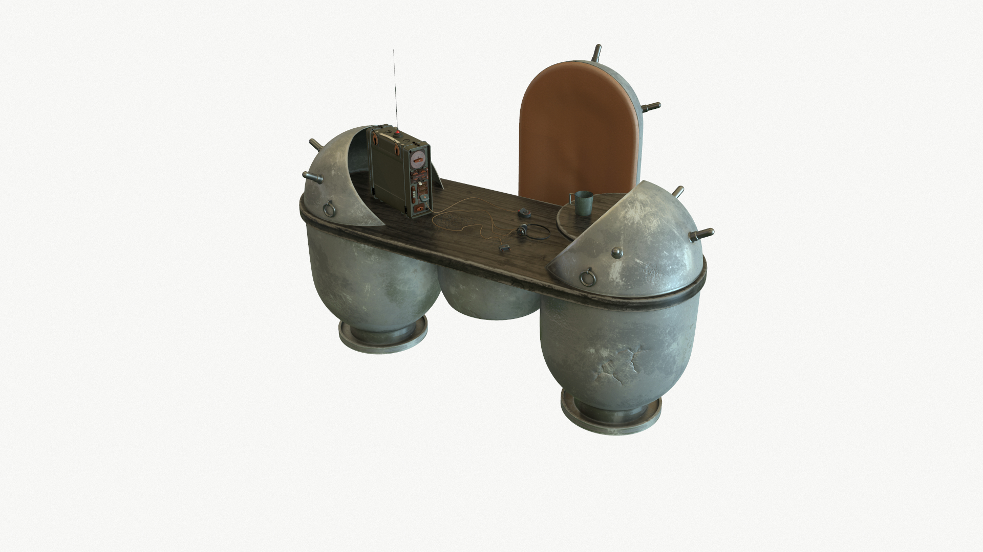 3D Model Sea Mine Table - TurboSquid 2134120