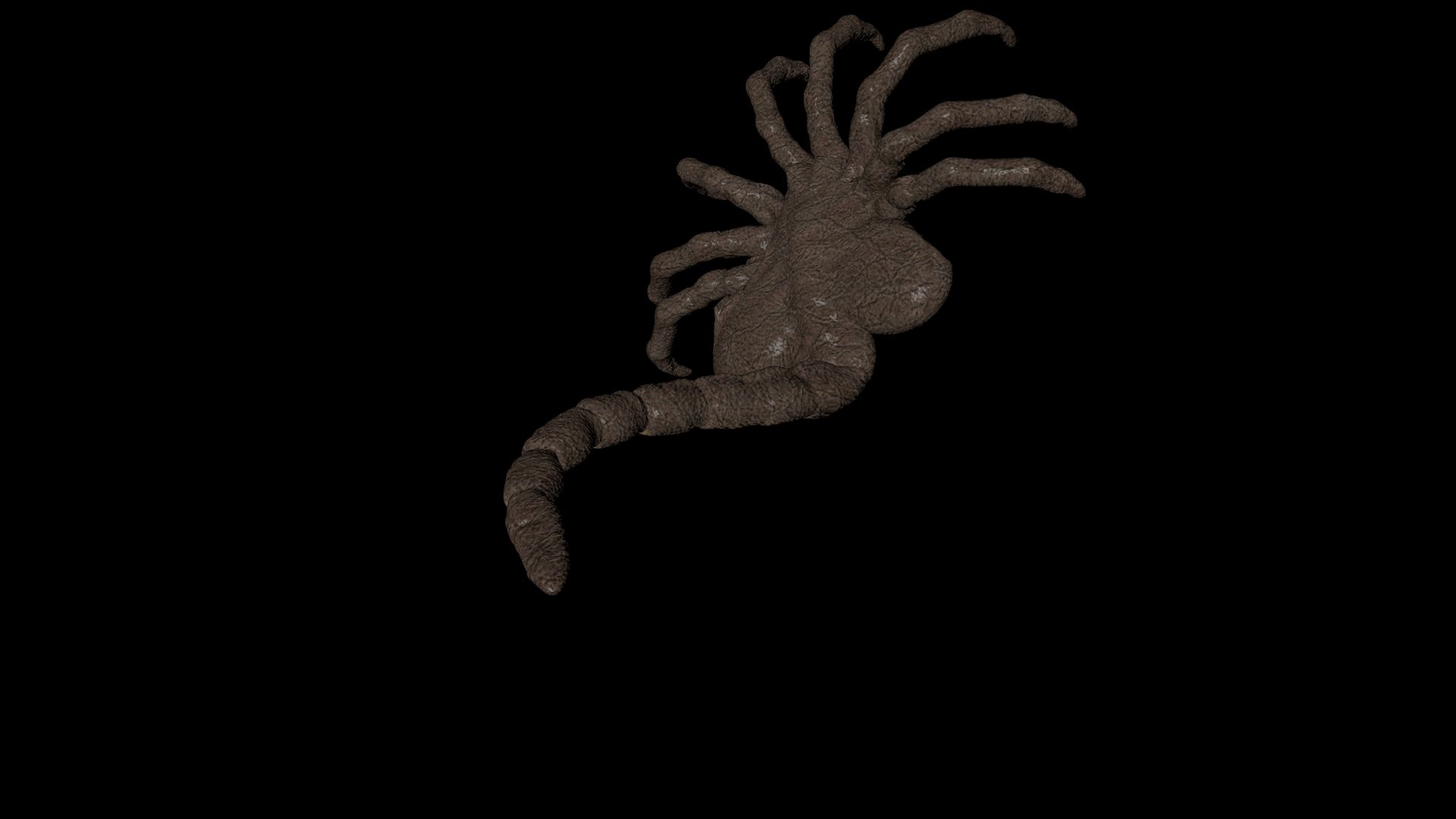 3D Alien Face Hugger - TurboSquid 2274689