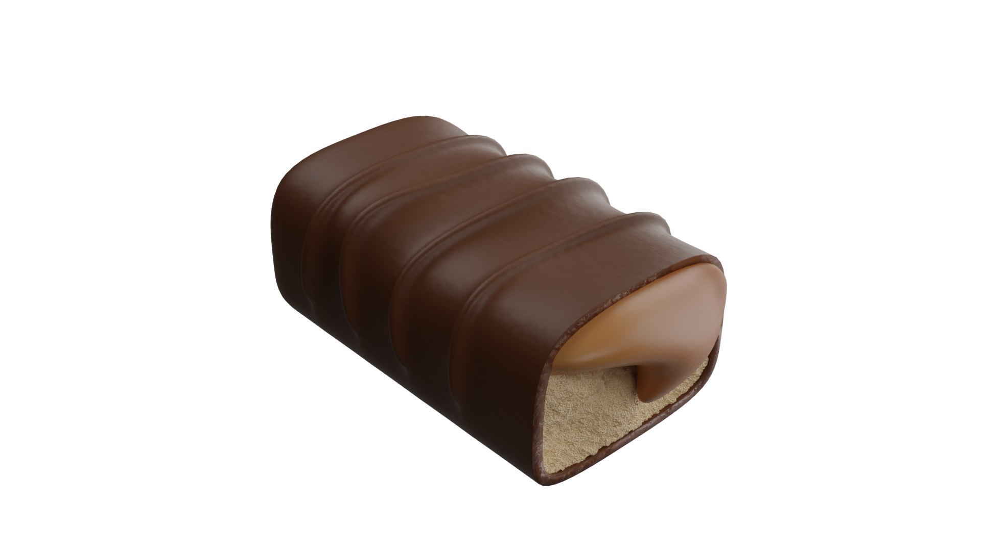Twix Chocolate Half 3D model - TurboSquid 2139927