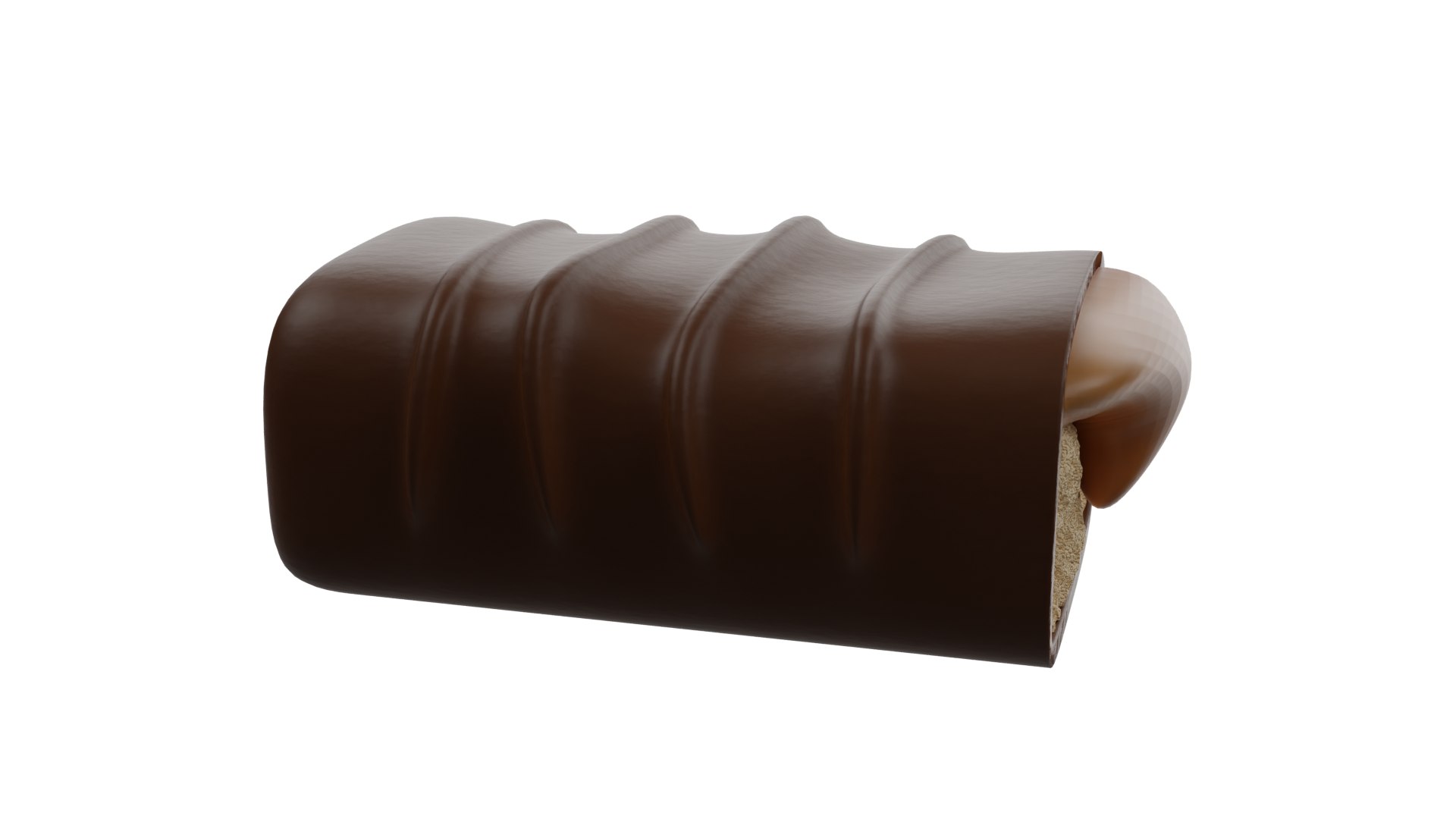 Twix Chocolate Half 3D model - TurboSquid 2139927