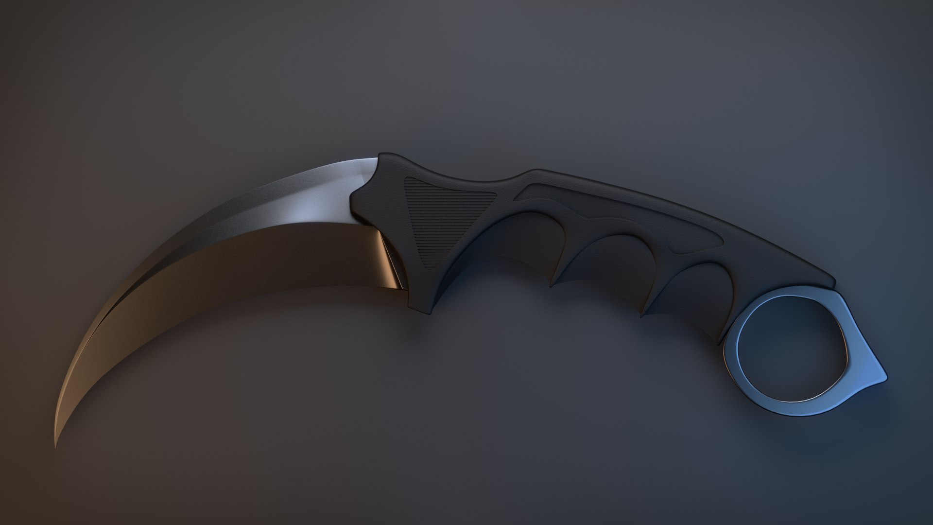 3d Knife Karambit Model