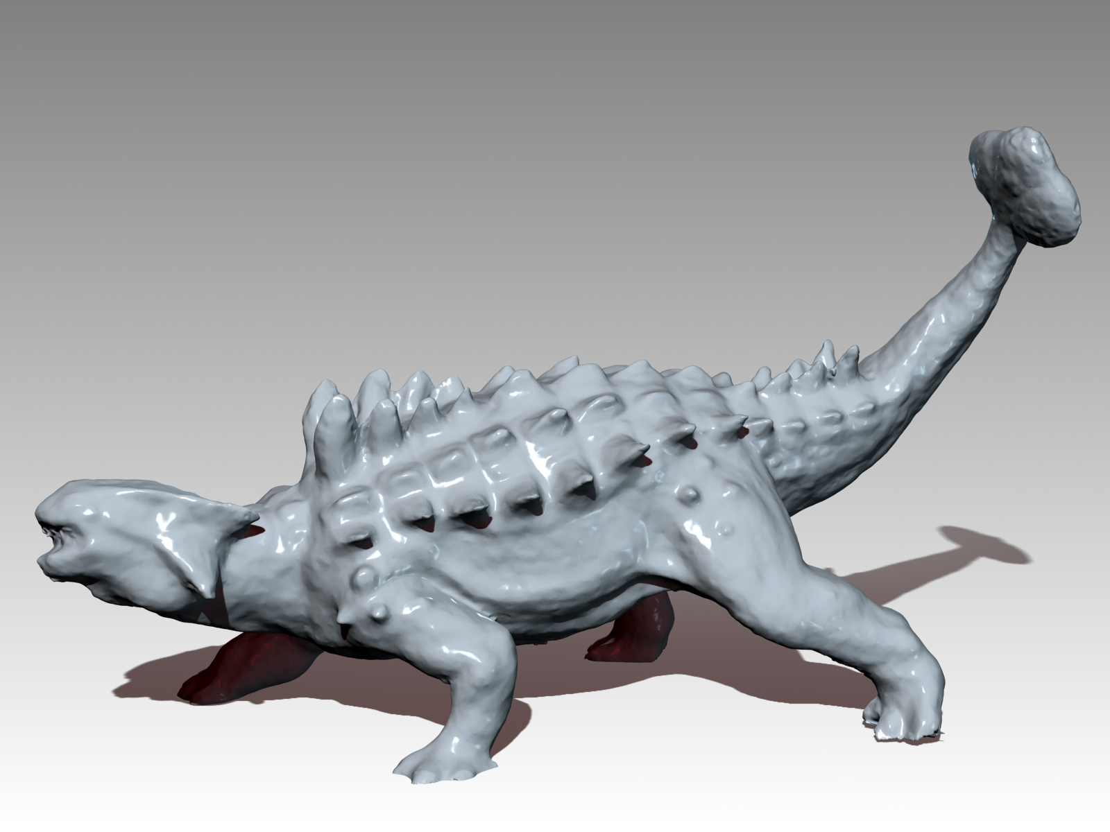 ankylosaur ankylosaurus 3d model