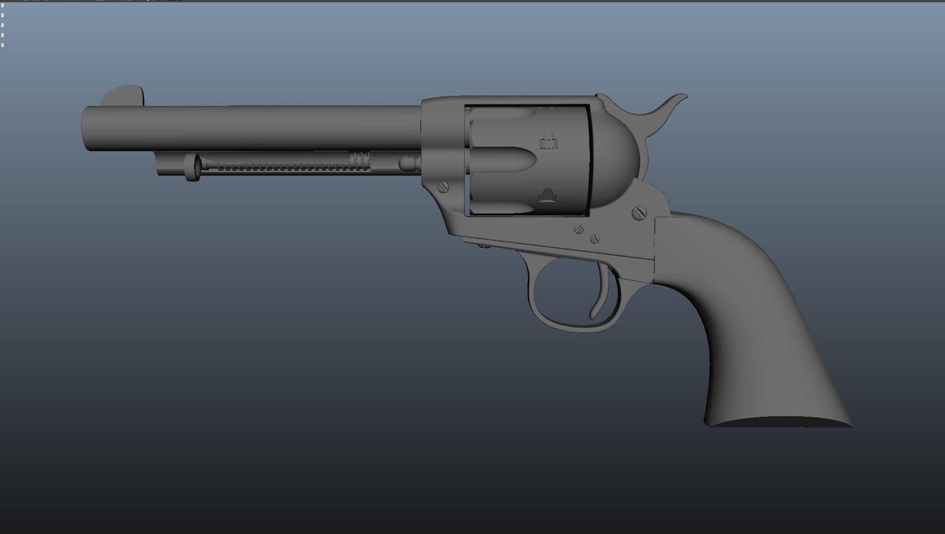 Colt Single Action Army 3D Model - TurboSquid 1744073