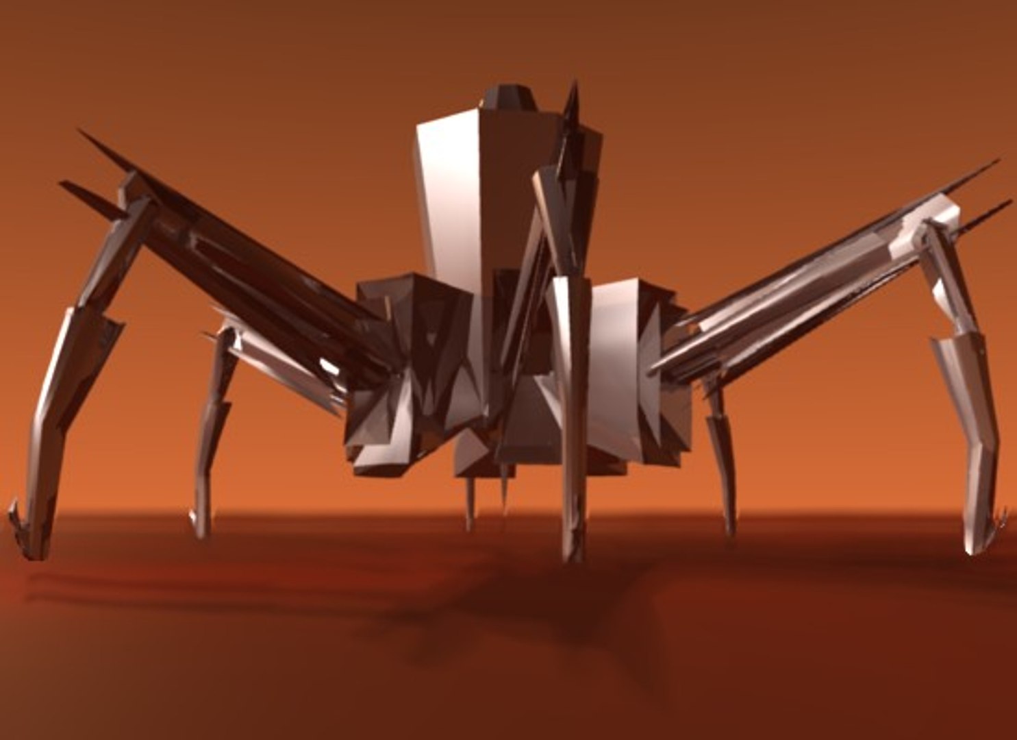 Robot Legs 3d Model