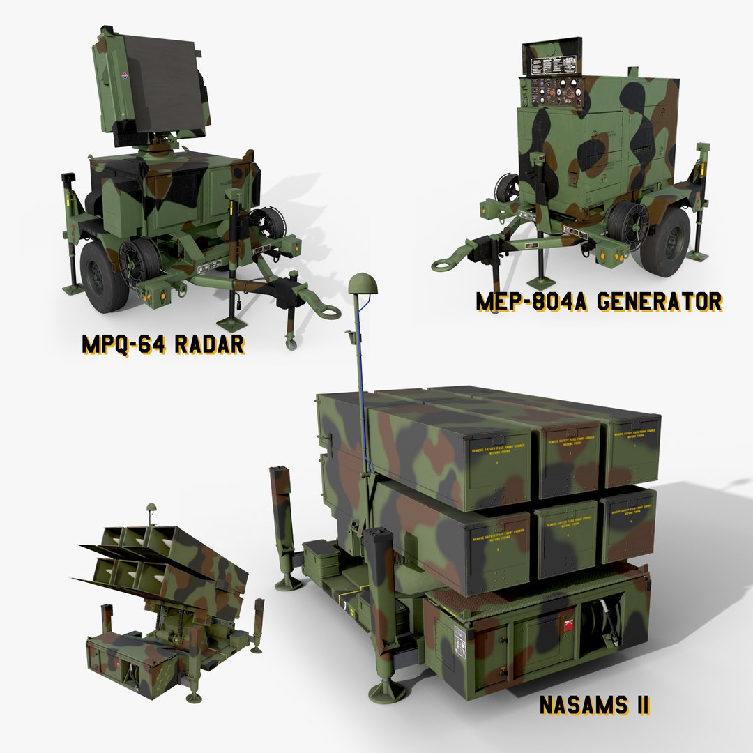 NASAMS BATTERY 3D - TurboSquid 2342714