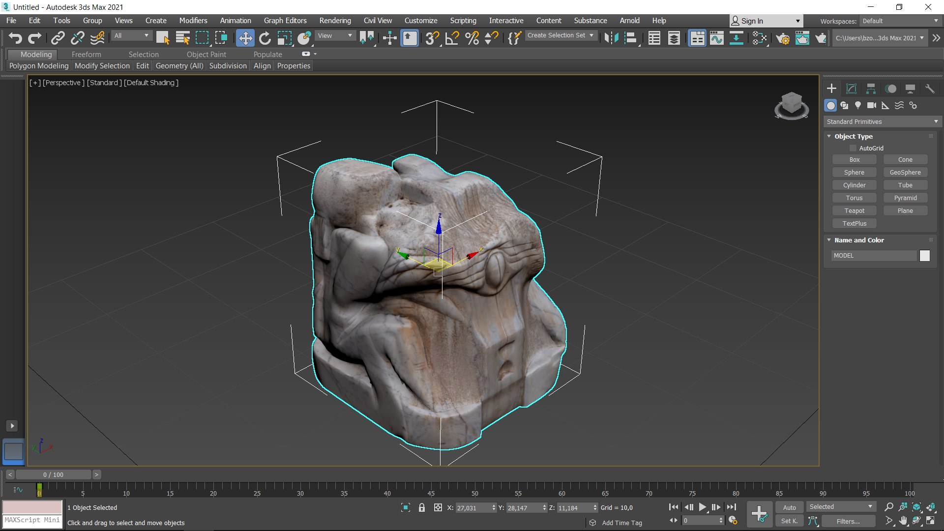 3D model Absract Cube Scan - TurboSquid 2115014