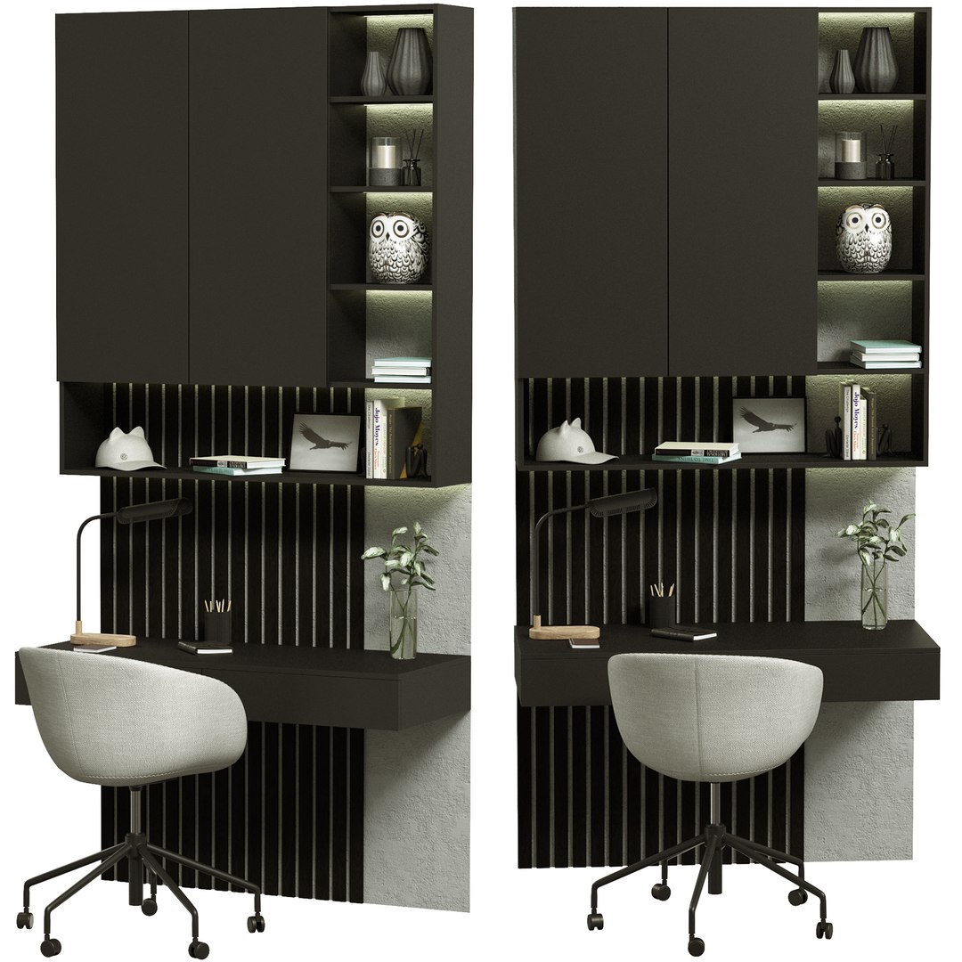 Workplace 002 Vray 3D - TurboSquid 2340746