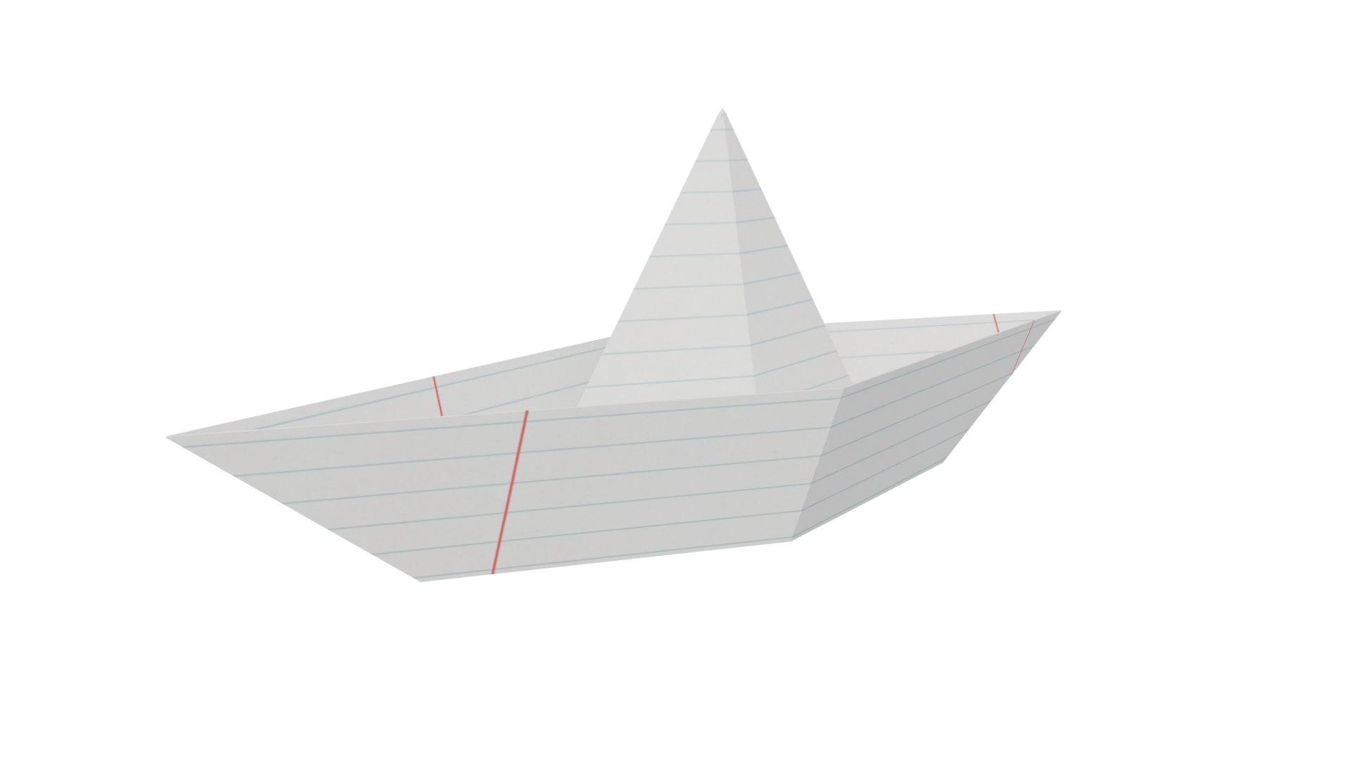 Paper Boat Model - TurboSquid 2035047