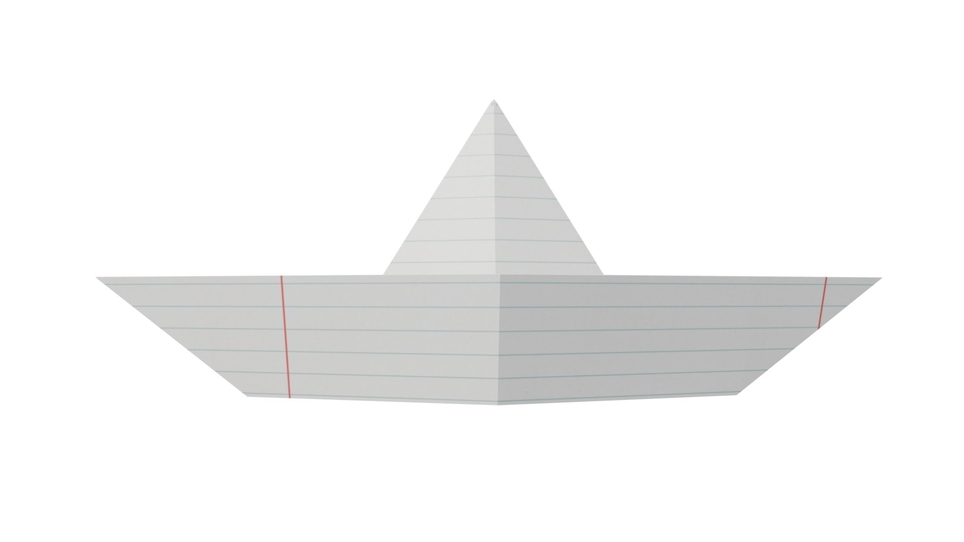 Paper Boat Model - TurboSquid 2035047