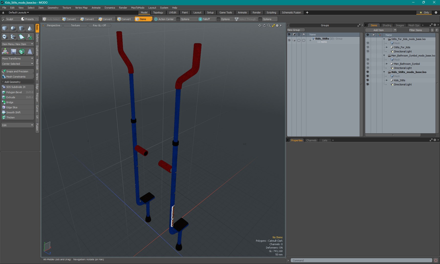 3D Kids Stilts Model - TurboSquid 2302782