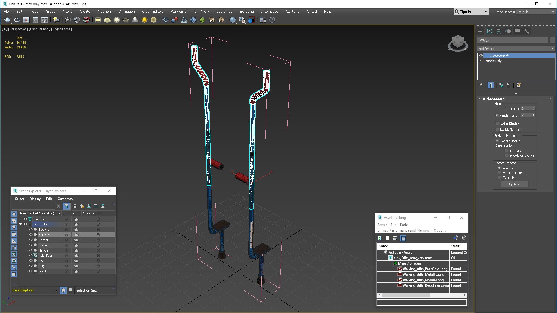 3D Kids Stilts Model - TurboSquid 2302782