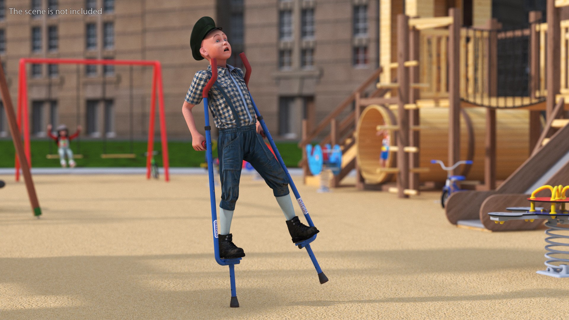 3D Kids Stilts Model - TurboSquid 2302782