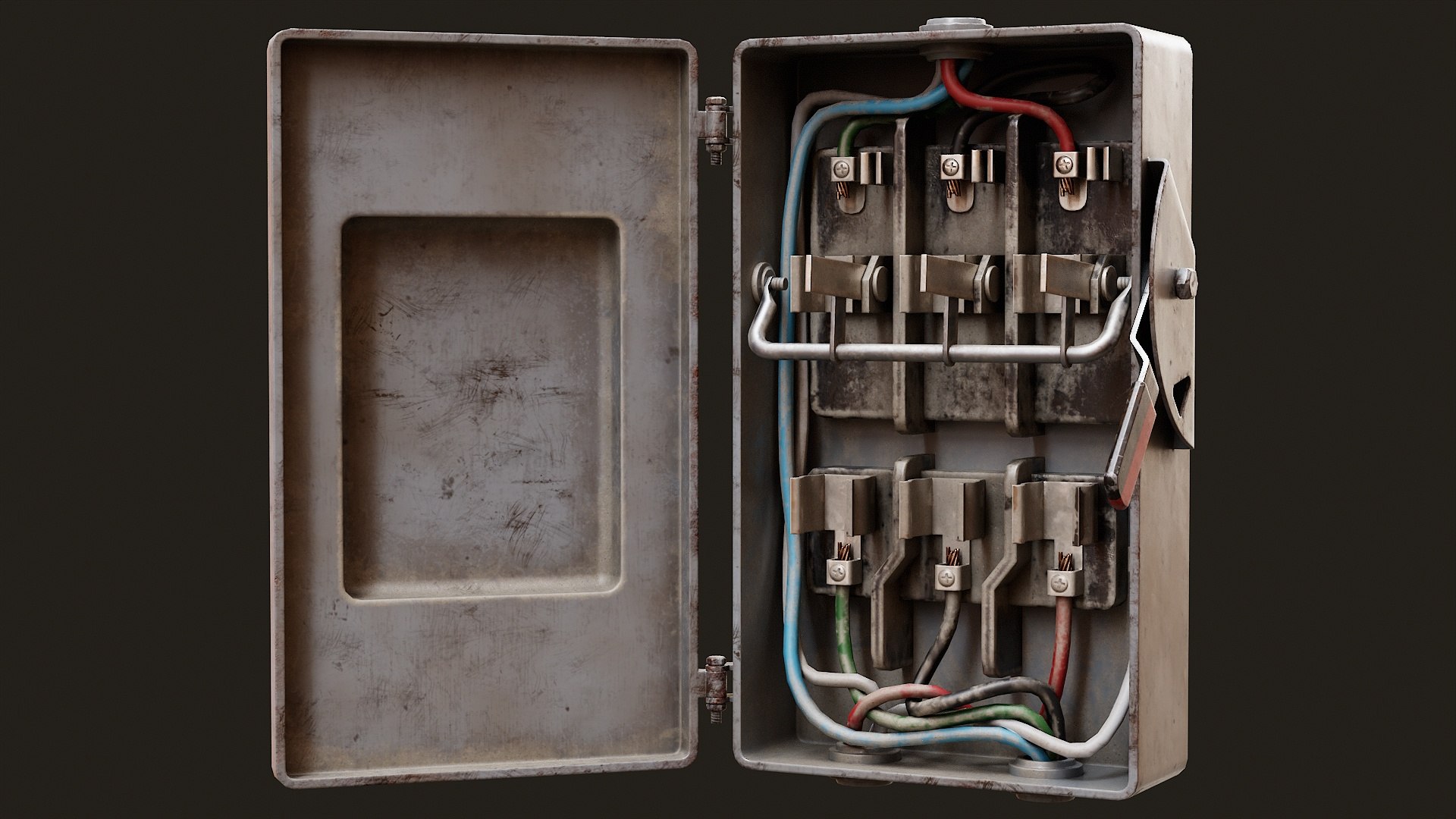 Fuse Box - Game Ready PBR 3D Model - TurboSquid 2320042