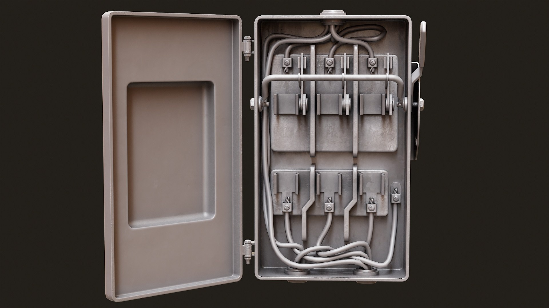Fuse Box - Game Ready PBR 3D Model - TurboSquid 2320042