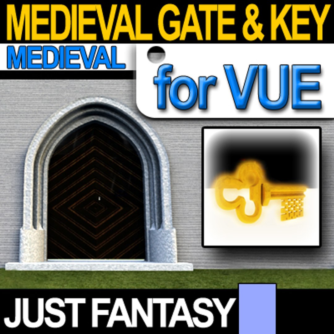Original Medieval Wood Gate 3d 3ds