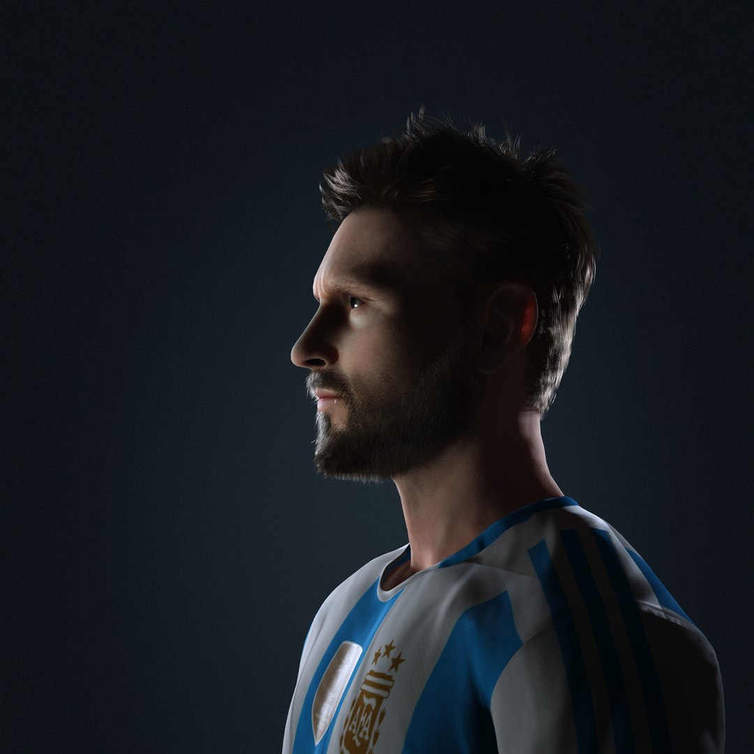 Lionel Messi 3D Model Low-poly 3D Model - TurboSquid 2287399