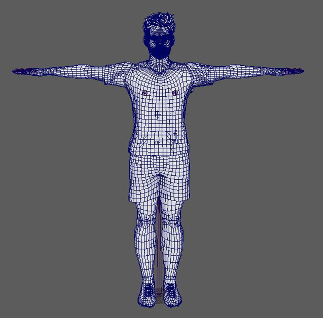 Lionel Messi 3D Model Low-poly 3D Model - TurboSquid 2287399