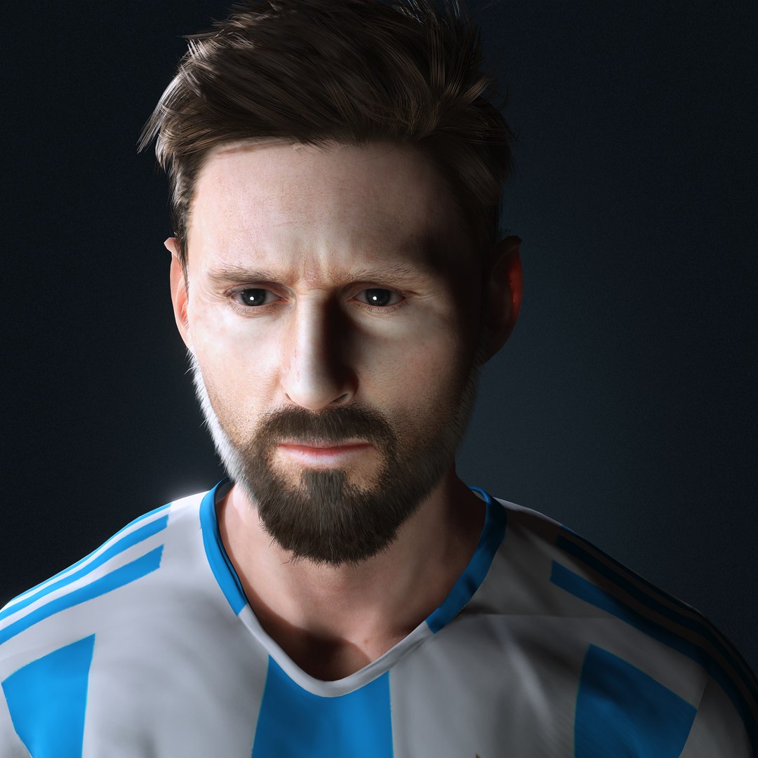 Lionel Messi 3D Model Low-poly 3D Model - TurboSquid 2287399