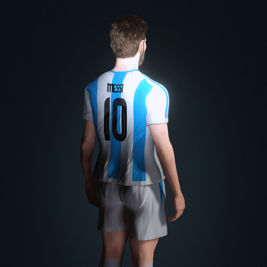 Lionel Messi 3D Model Low-poly 3D Model - TurboSquid 2287399