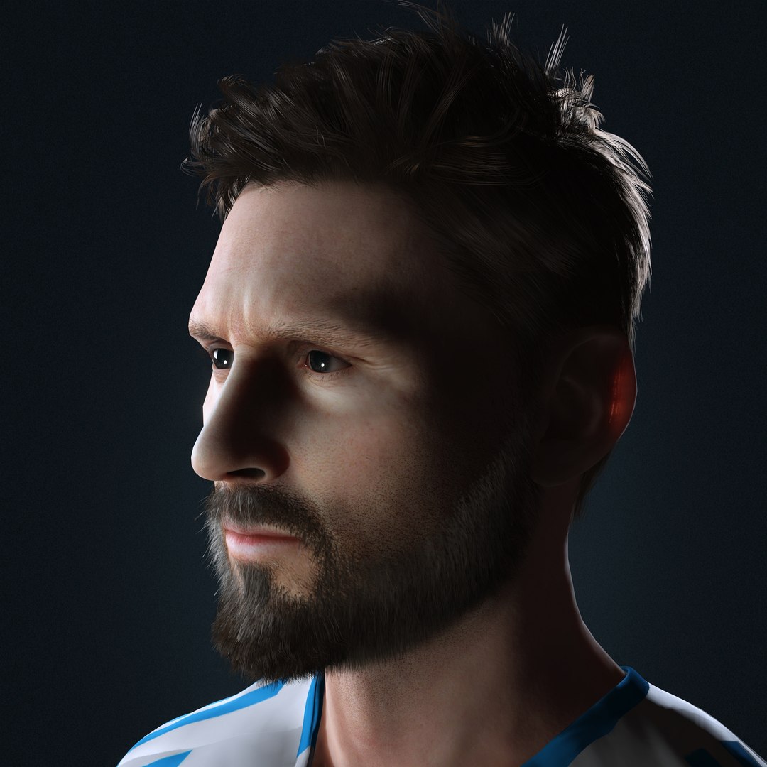 Lionel Messi 3D Model Low-poly 3D Model - TurboSquid 2287399