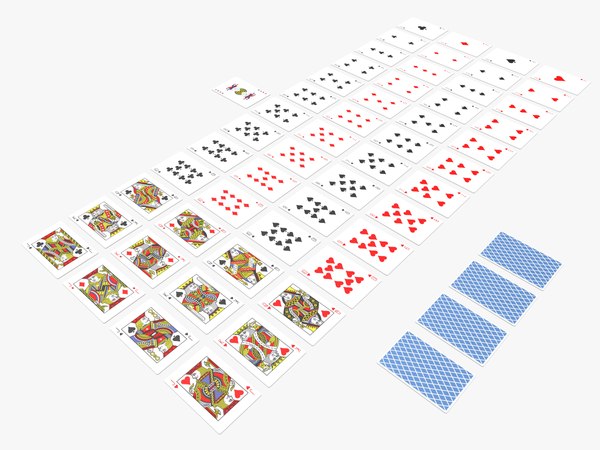 3D playing cards model - TurboSquid 1701136