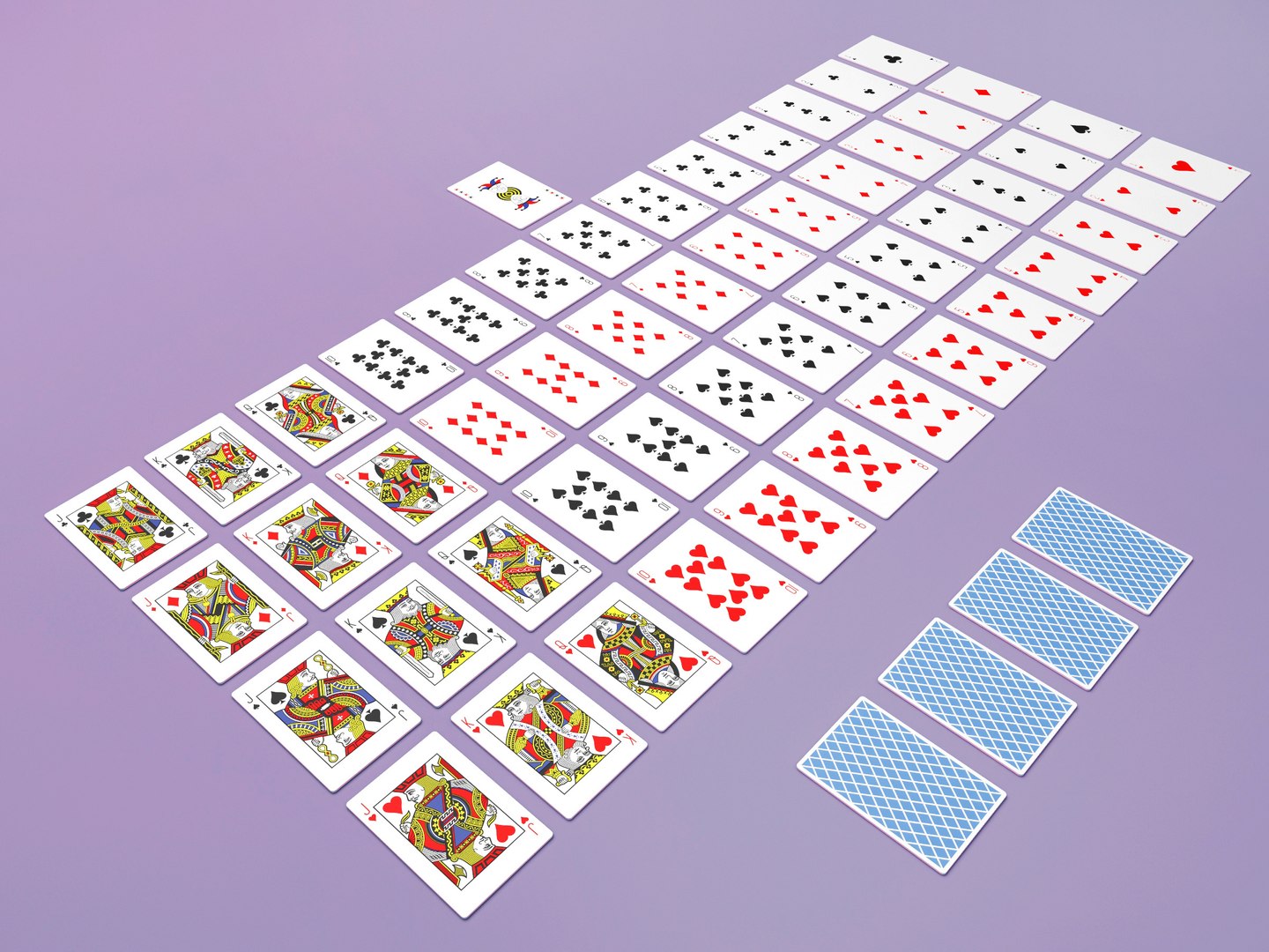 3D playing cards model - TurboSquid 1701136