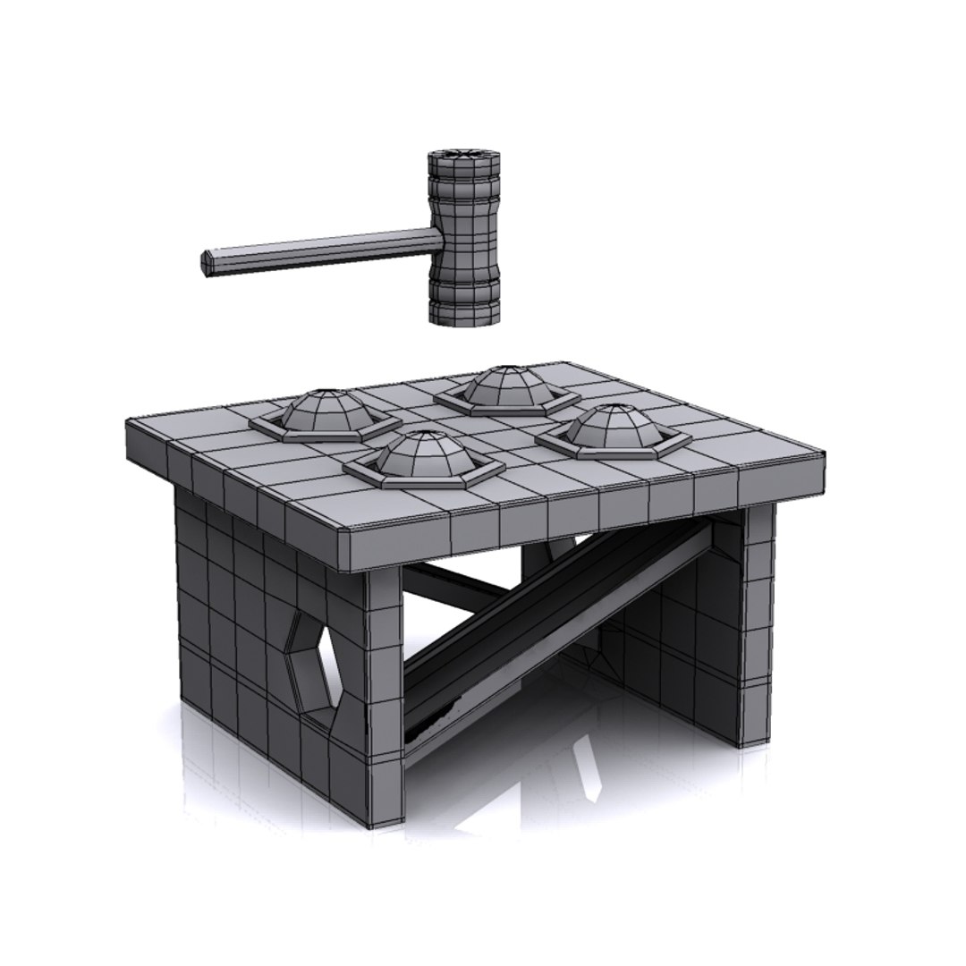 3d Hammer Toys Model