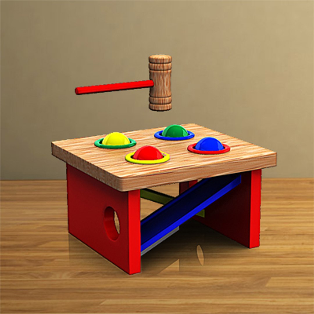 3d Hammer Toys Model