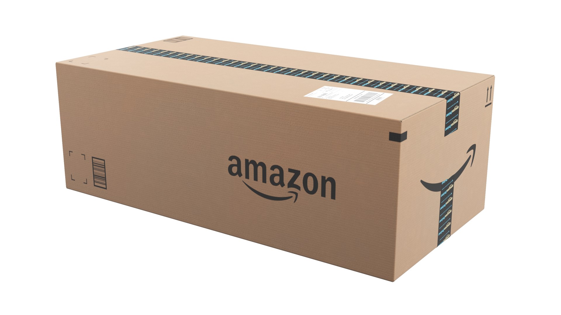 3D Amazon Parcels Box 101x50x35cm - TurboSquid 1990942