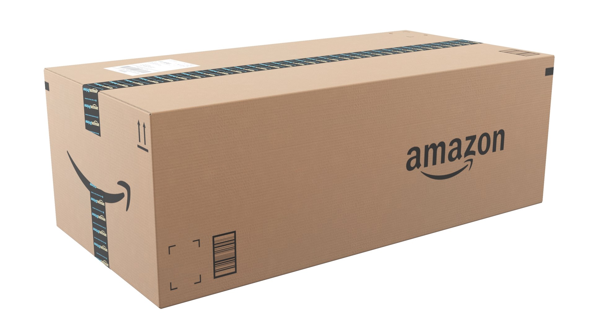 3D Amazon Parcels Box 101x50x35cm - TurboSquid 1990942