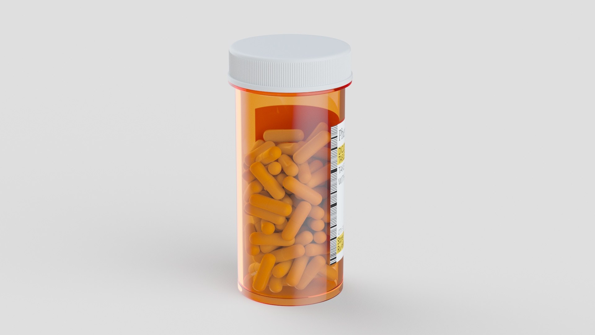 Pill Bottle 3D Model - TurboSquid 1977712
