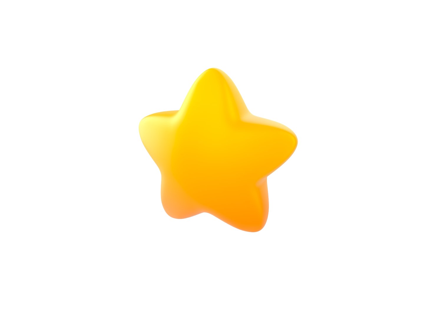 3D Cartoon Star Model - TurboSquid 2167314