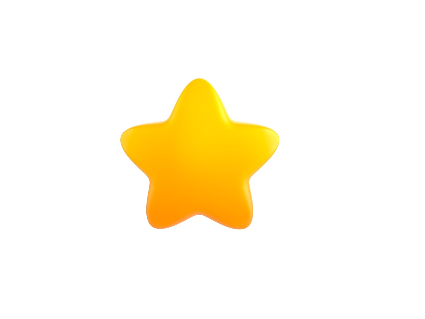 3D Cartoon Star Model - TurboSquid 2167314