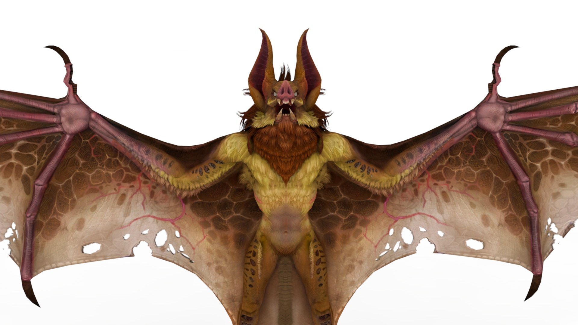 Bat Monster Model - TurboSquid 2223849