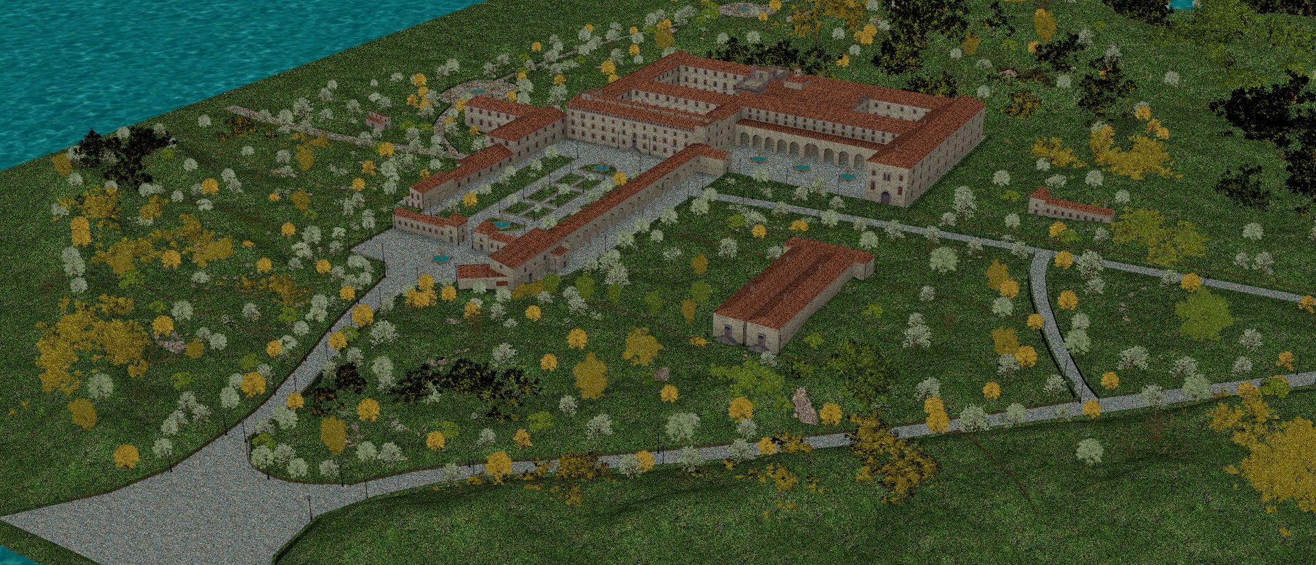 3D Sanctuary Of Lluc Mallorca Model - TurboSquid 2346730