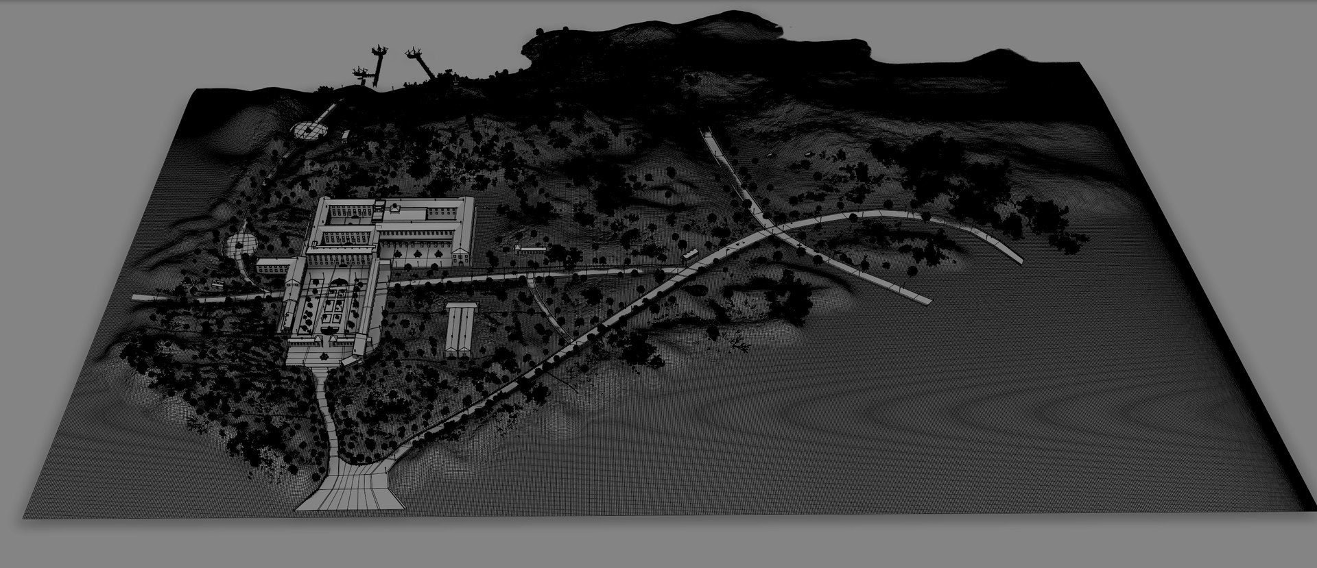 3D Sanctuary Of Lluc Mallorca Model - TurboSquid 2346730